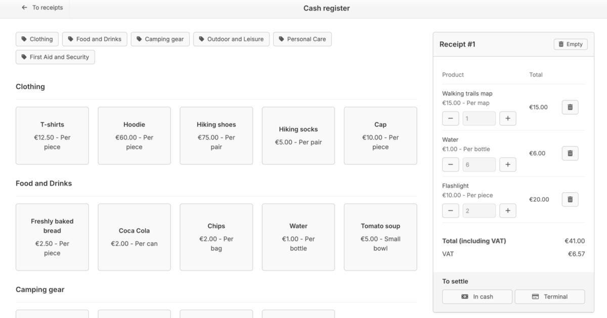 Cash register module Recranet